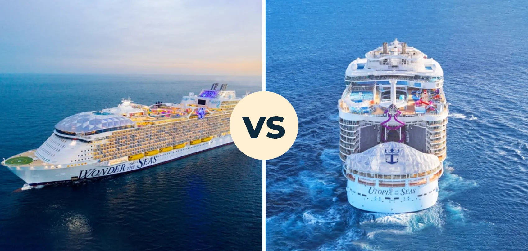 Wonder of the seas vs Utopia of the Seas: Ultimate Cruise Ship ...