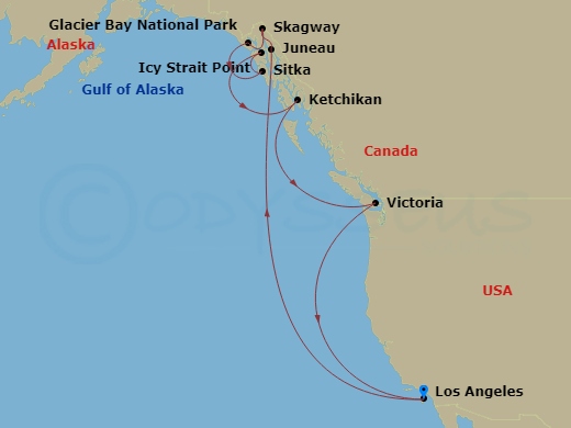 Cruises to Alaska from Los-Angeles | CruiseBooking.com