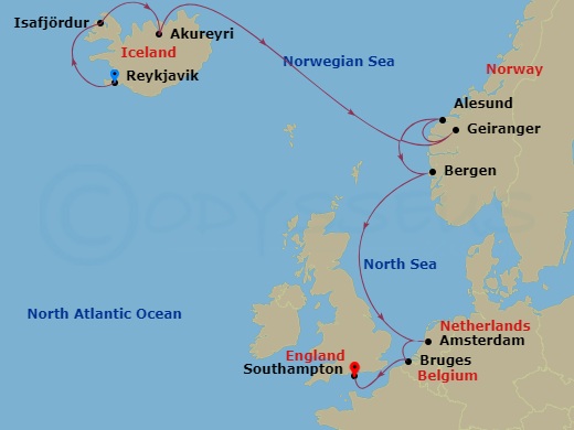 Norwegian Prima Cruise Ship Itinerary in 2024 - CruiseBooking.com
