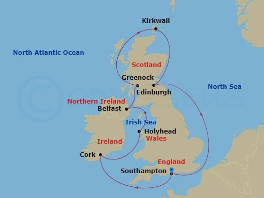Cruises to British-Isles from Southampton | CruiseBooking.com